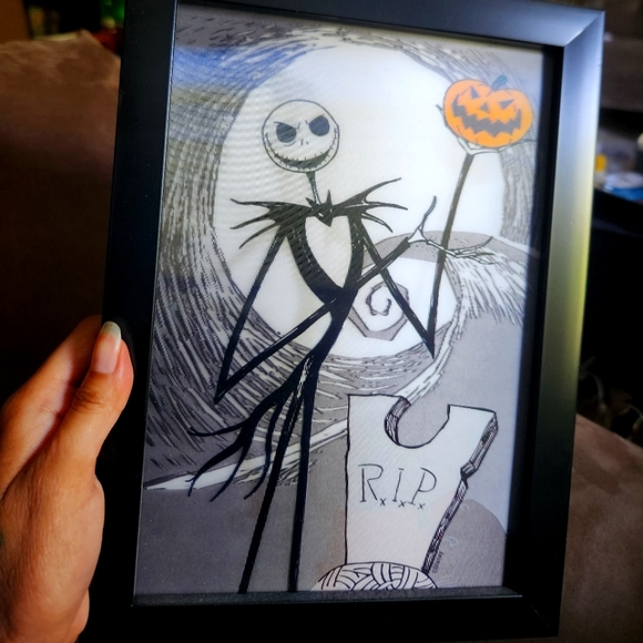 Disney | Wall Decor | Nightmare Before Christmas Wall Art | Poshmark